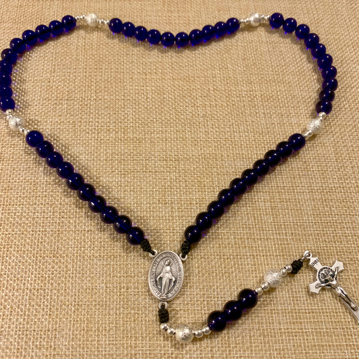 Royal Blue Rosary Journey Deeper