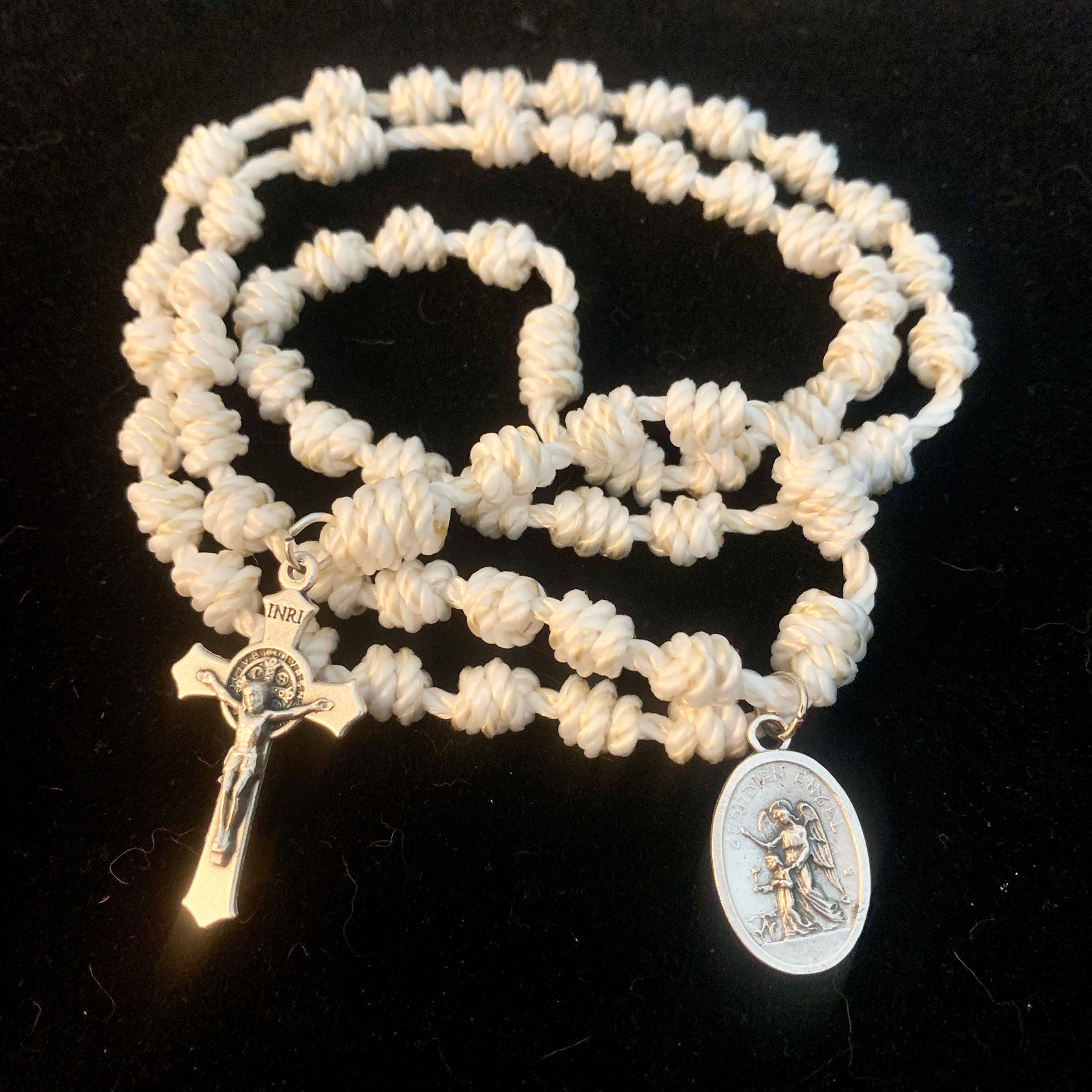 Guardian Angel Knotted Rope Rosary – Journey Deeper